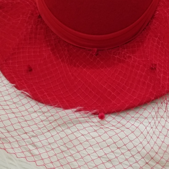 Vintage | Accessories | Vintage Red Wool Hat | Poshmark